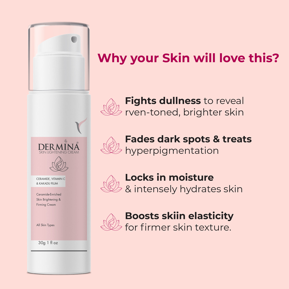 Buy Dermina’s Ceramide and Vitamin C infused Skin Lightening Cream ...