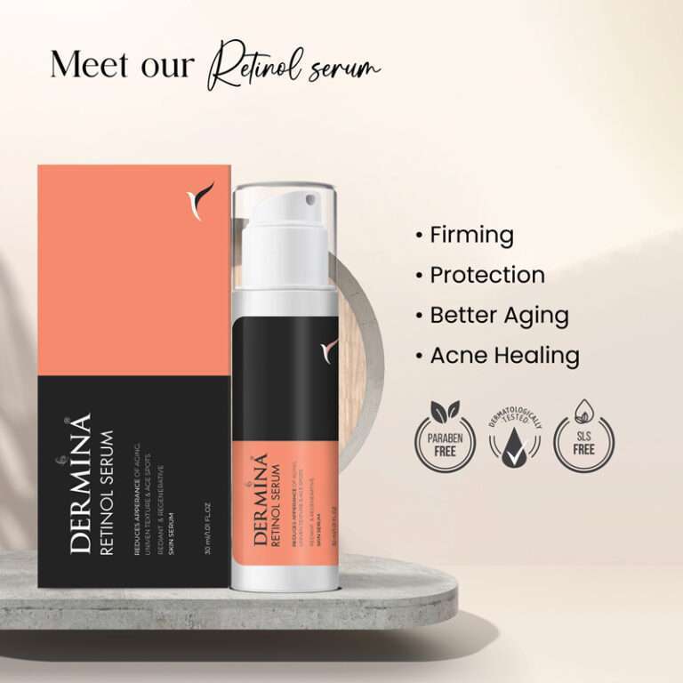 Buy Dermina’s Retinol Serum for face and fight anti-aging | Dermina ...