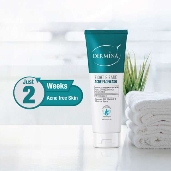 Buy Dermina Acne Facewash with Salicylic Glycolic & Niacinamide